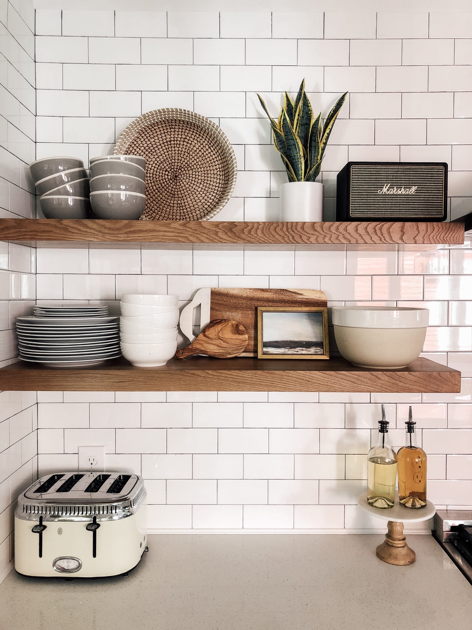 Floating Shelves | Custom Butcher Block Shelves | Walnut Wood Works